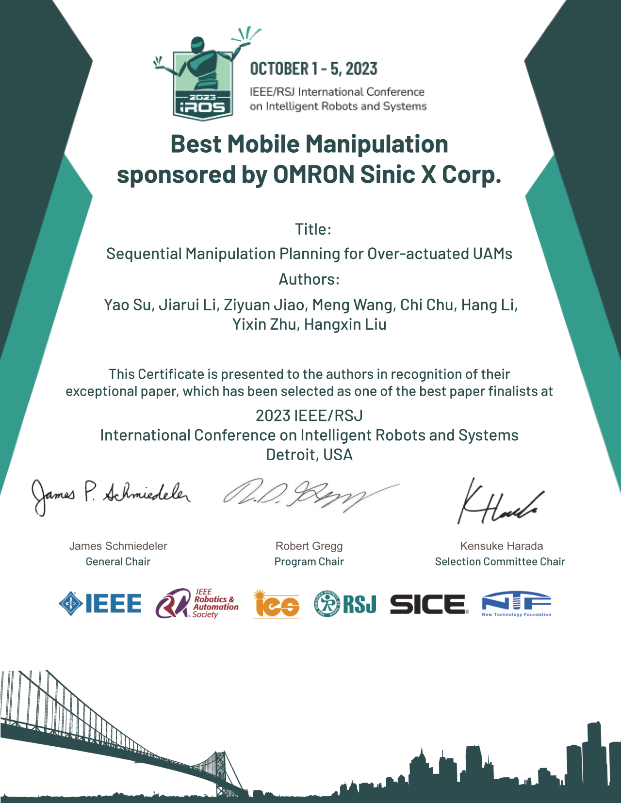 获IROS最佳移动操作论文提名|通研院提出首个实现连续操作任务的空中具身智能机器人CORVUS（渡鸦） - 北京通用人工智能研究院BIGAI